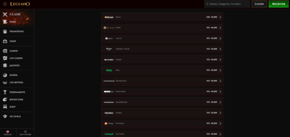 Legiano Casino ️ Expert Tips for New Players ️